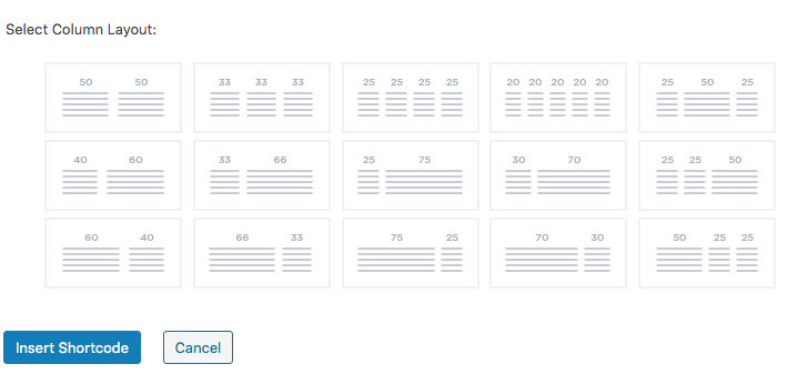 How to add column shortcodes to your WordPress page | Kapsule Small ...
