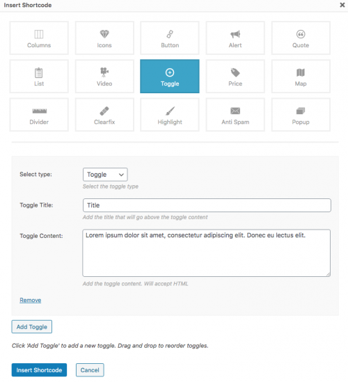 How to add toggle and accordion shortcodes to your WordPress site ...